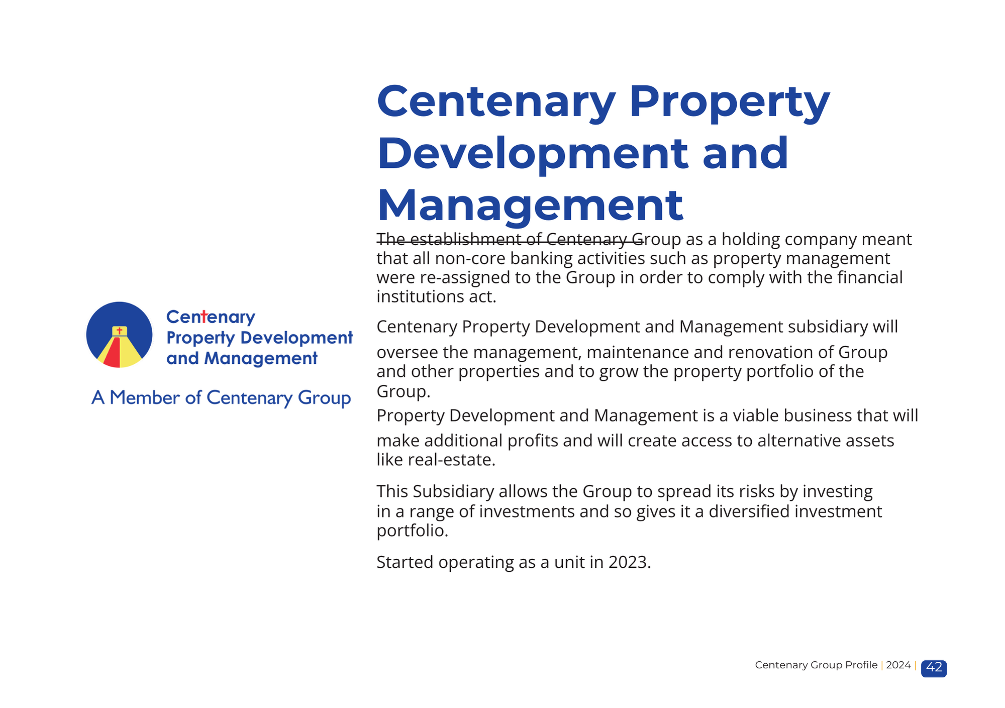 Centenary Group | Driving Growth, Impact, and Innovation